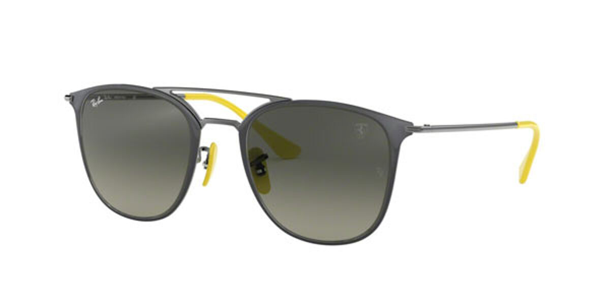 Ray-Ban RB3601M Ferrari F02371 Sunglasses Gunmetal/Grey | VisionDirect ...