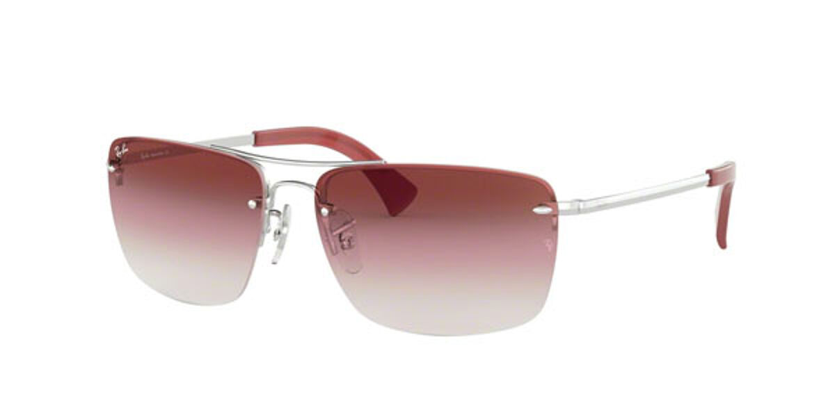 Ray-Ban RB3607 91280T Sunglasses in Silver | SmartBuyGlasses USA