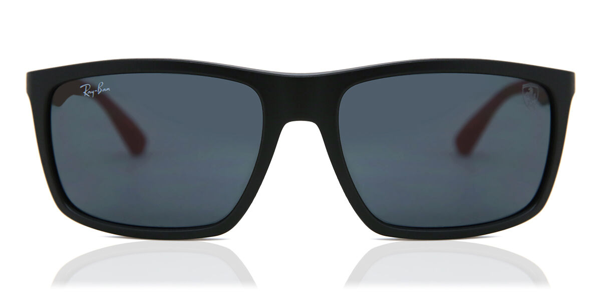 Ray-Ban RB4228M Ferrari F60287 Sunglasses Matte Black | VisionDirect ...