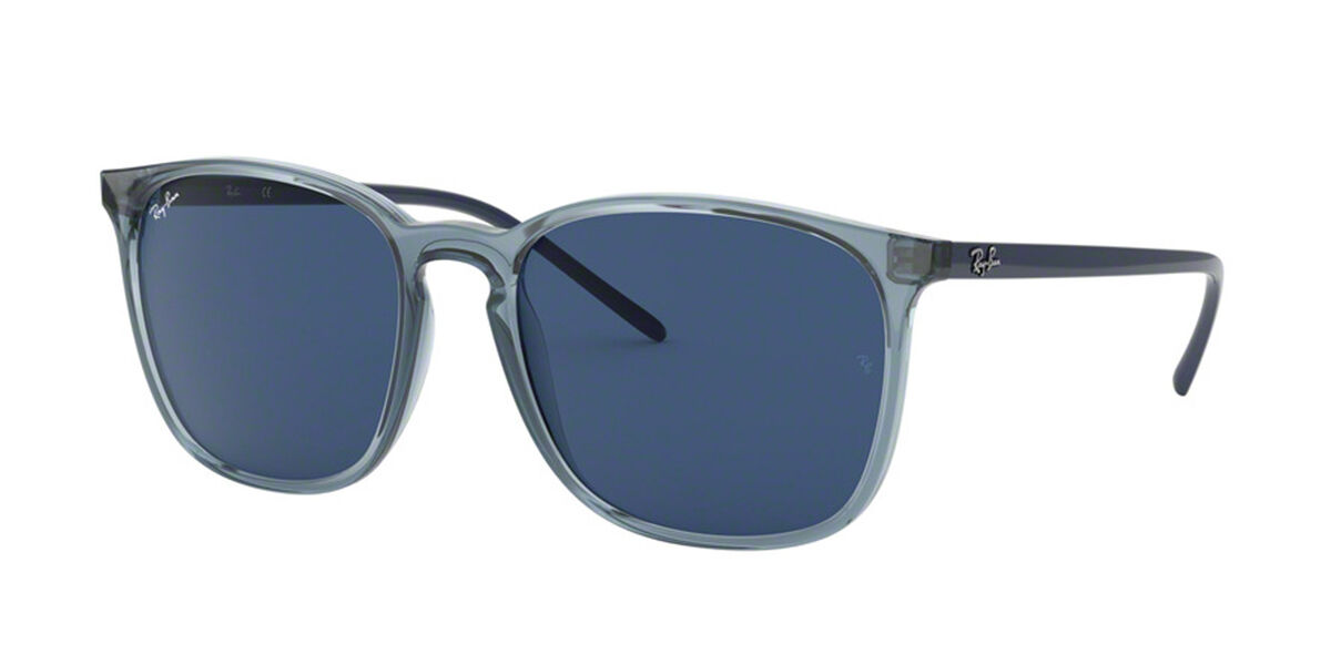 Ray-Ban RB4387F Asian Fit 126480 Sunglasses Blue | VisionDirect Australia