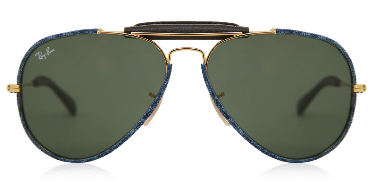 Ray-Ban RB3422Q Craft Outdoorsman 90424A Sunglasses Gold | VisionDirect ...