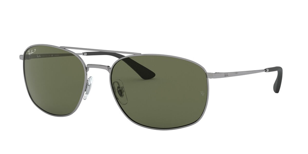 Ray-Ban RB3654 Polarized 004/9A Sunglasses Gunmetal | VisionDirect ...