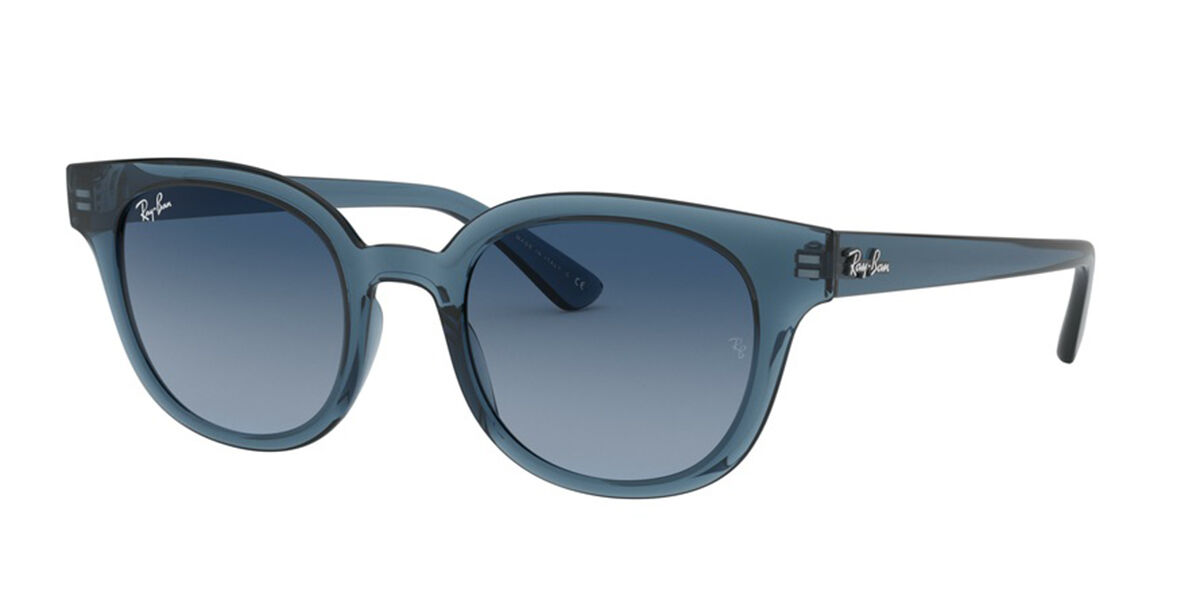 Ray-Ban RB4324 6448Q8 Sunglasses Transparent Dark Blue | SmartBuyGlasses UK