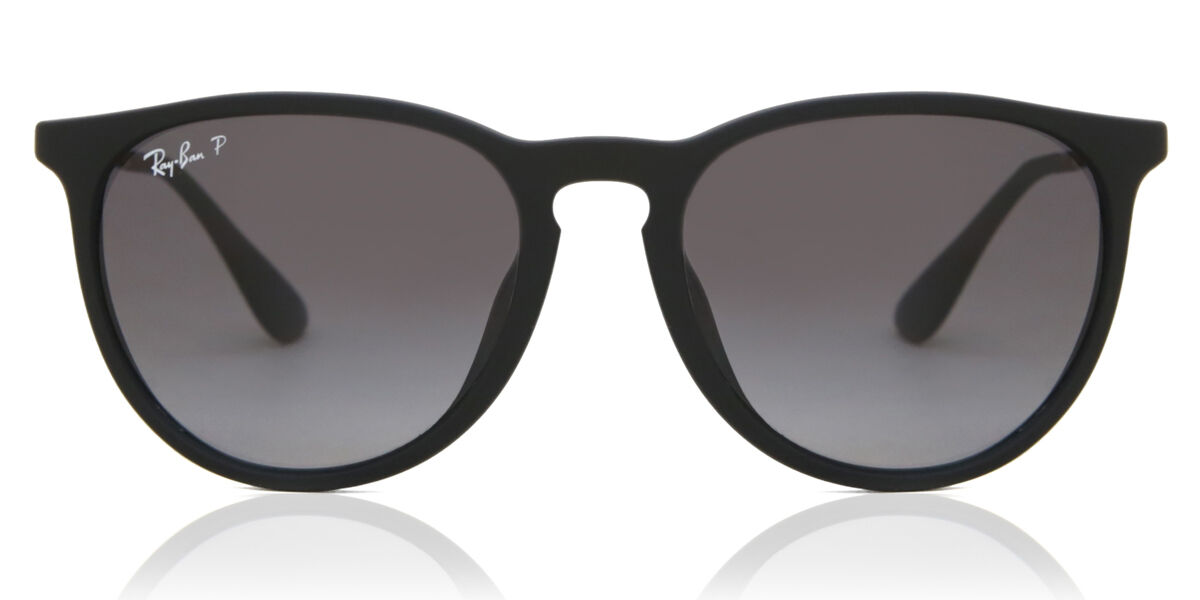 Ray-Ban RB4171F Erika Asian Fit Polarized 622/T3 Sunglasses Black ...