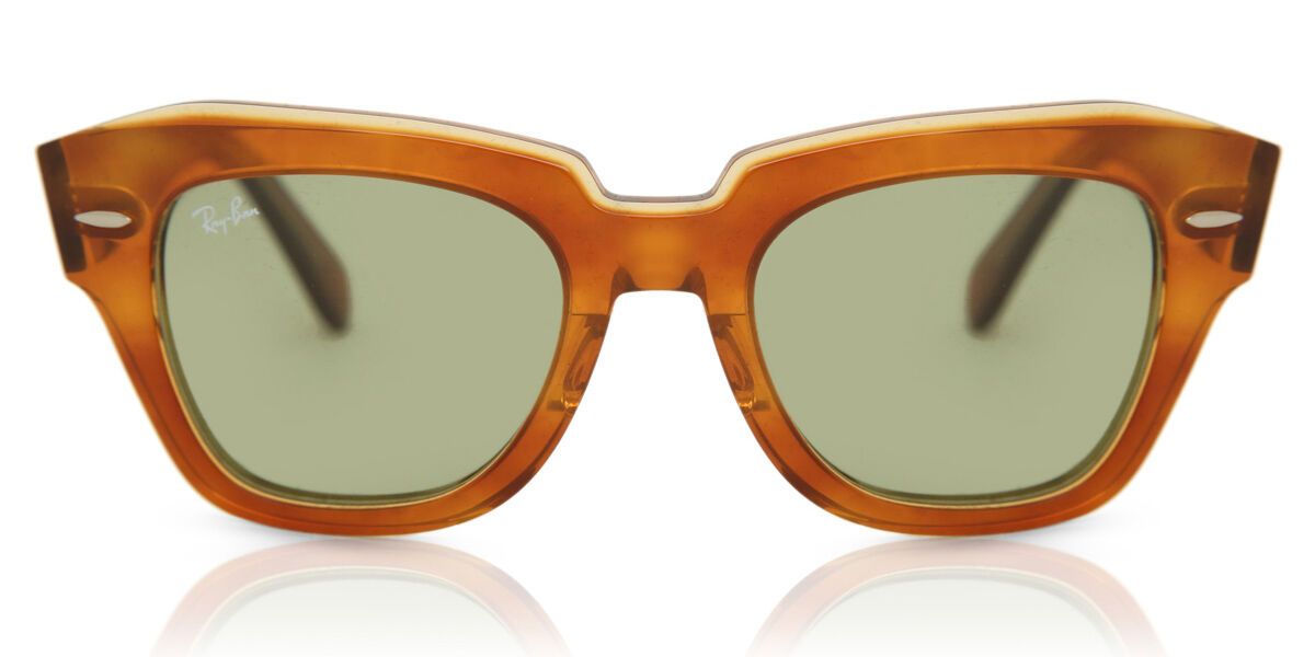 Ray-Ban RB2186 State Street 12983M Sunglasses Transparent Blue ...