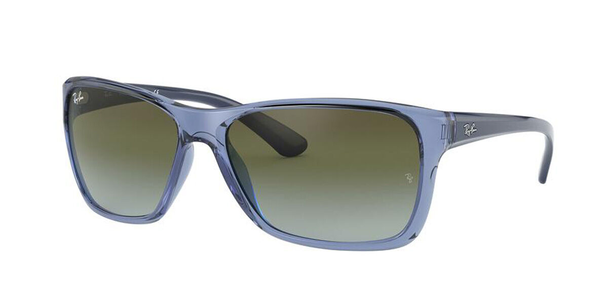 Ray-Ban RB4331 64784L Sunglasses Transparent Blue | VisionDirect Australia