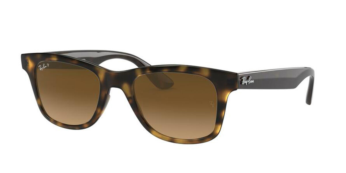 Ray-Ban RB4640 Polarized 710/M2 Sunglasses Shiny Havana | VisionDirect ...