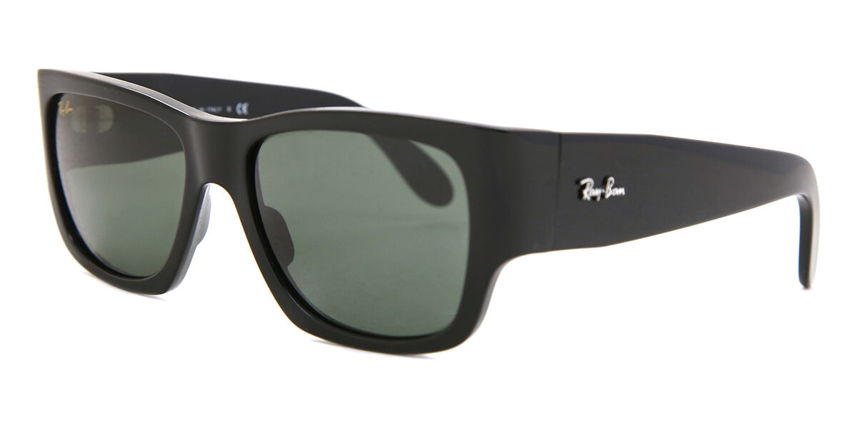 Ray-Ban RB2187 Nomad 901/31 Sunglasses in Shiny Black | SmartBuyGlasses USA