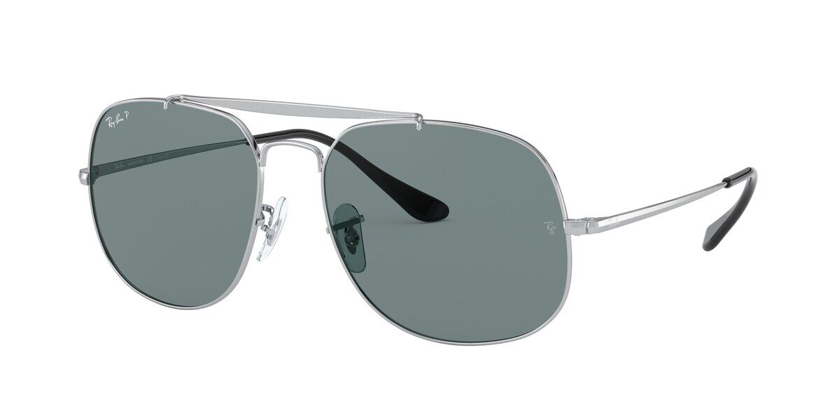 Ray-Ban RB3561 The General Polarized 003/52 Sunglasses Silver ...