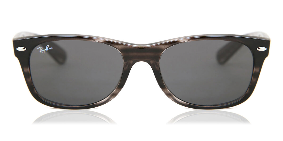 Ray-Ban RB2132 New Wayfarer 6430B1 Glasses Striped Grey Havana ...