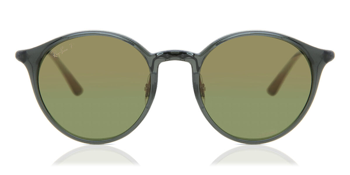Ray-Ban RB4336CH Polarized 876/6O Sunglasses Transparent Grey ...