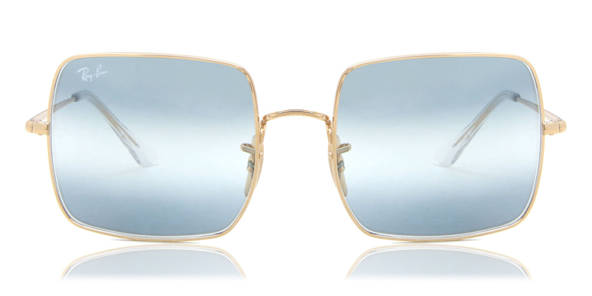 Ray-Ban RB1971 Square 001/G4 Sunglasses in Gold | SmartBuyGlasses USA