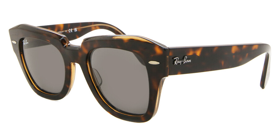 RB2186 State Street Blue-Light Block sunglasses Brown Havana ...