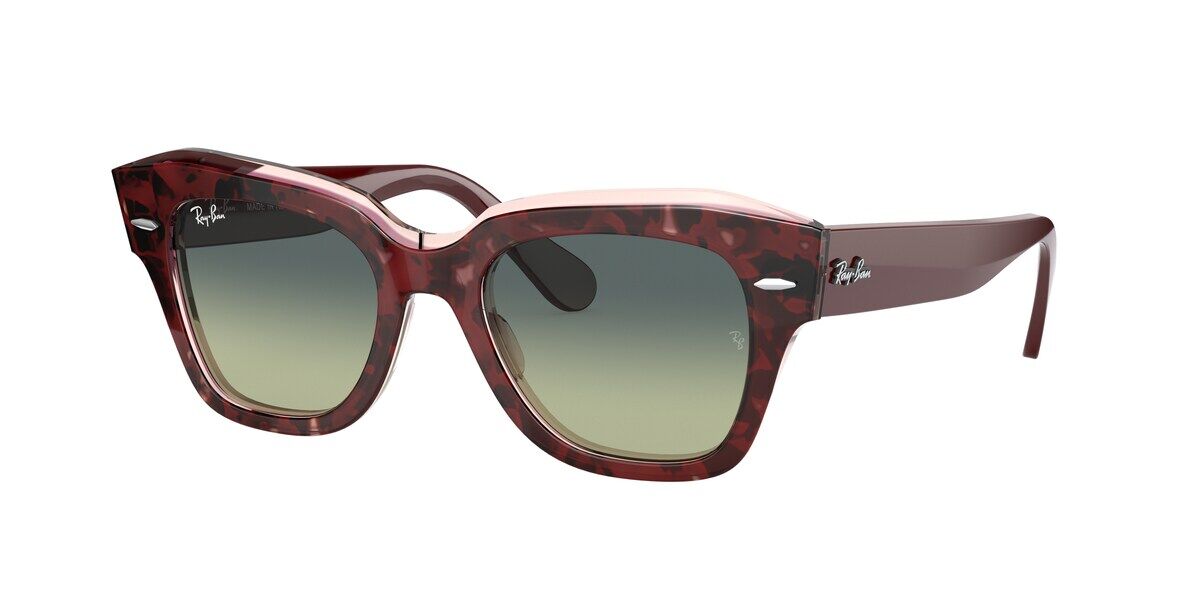 Ray-Ban RB2186 State Street 12934E Sunglasses Beige Havana ...