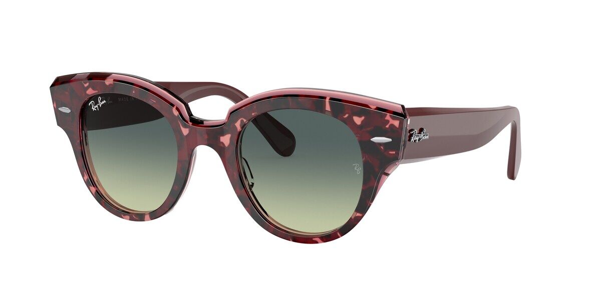 Ray-Ban RB2192 Roundabout 1323BH Sunglasses Burgundy Havana ...