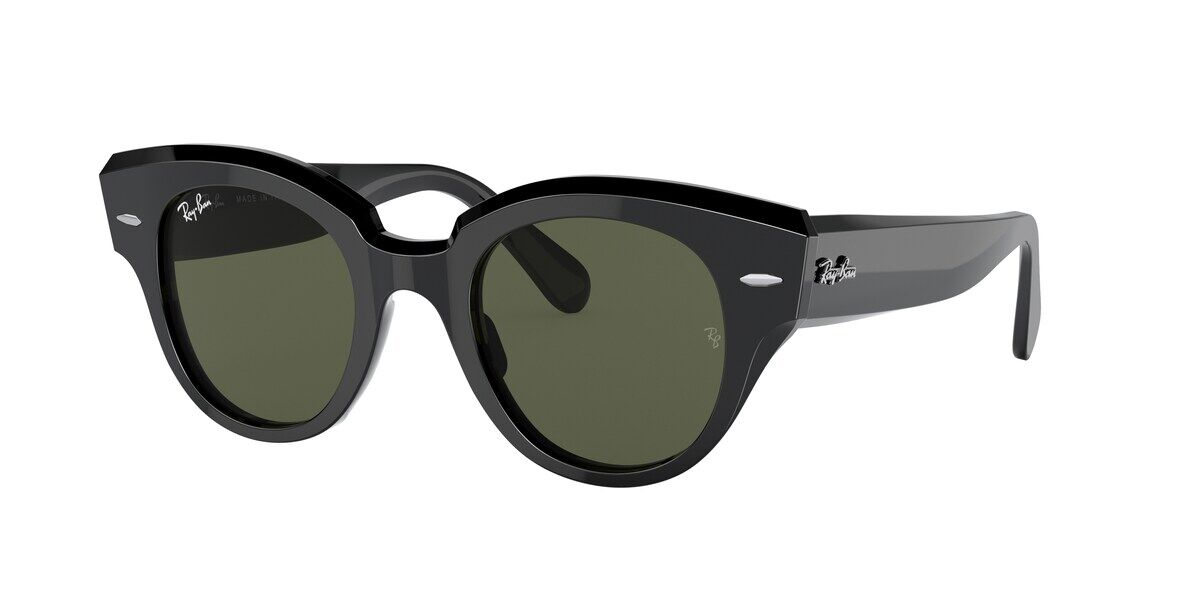 Ray-Ban RB2192 Roundabout 901/31 Sunglasses Black | VisionDirect Australia