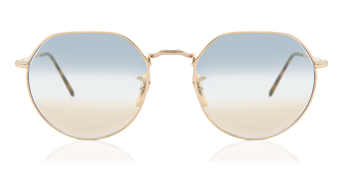 Ray-Ban RB3565 Jack 001/GD Sunglasses Gold | VisionDirect Australia