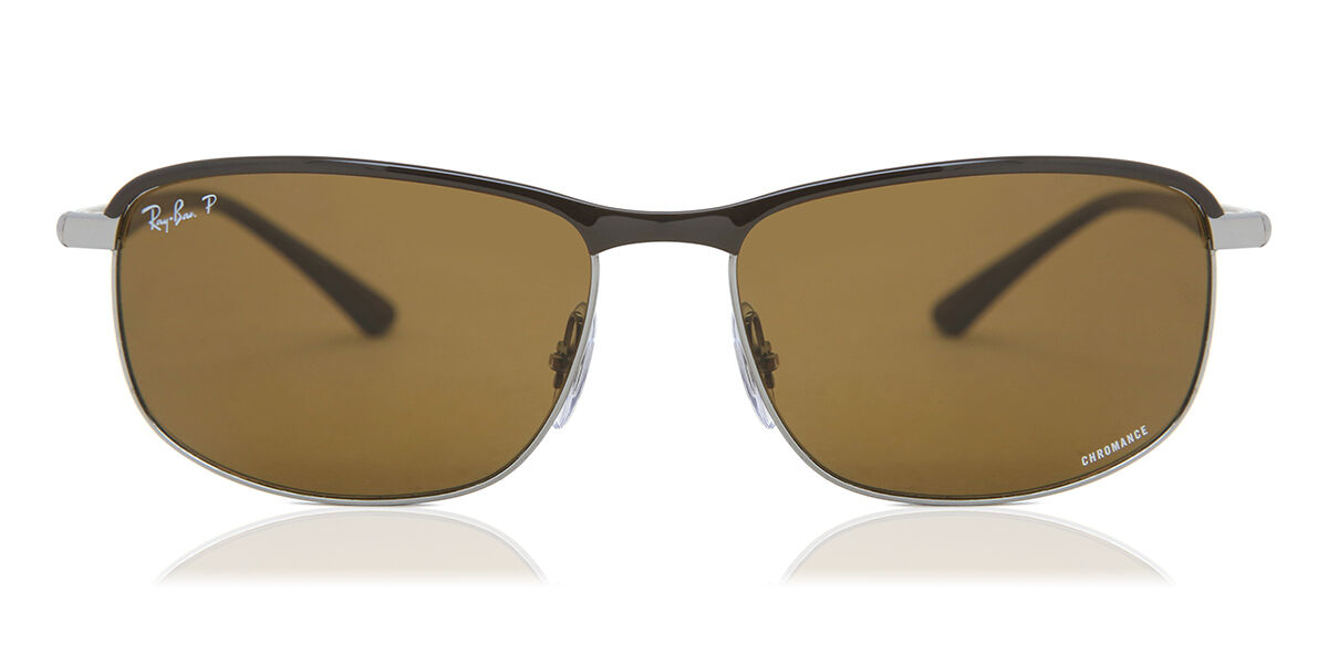 Ray-Ban RB3671CH Polarized 92044L Sunglasses Blue Gunmetal ...