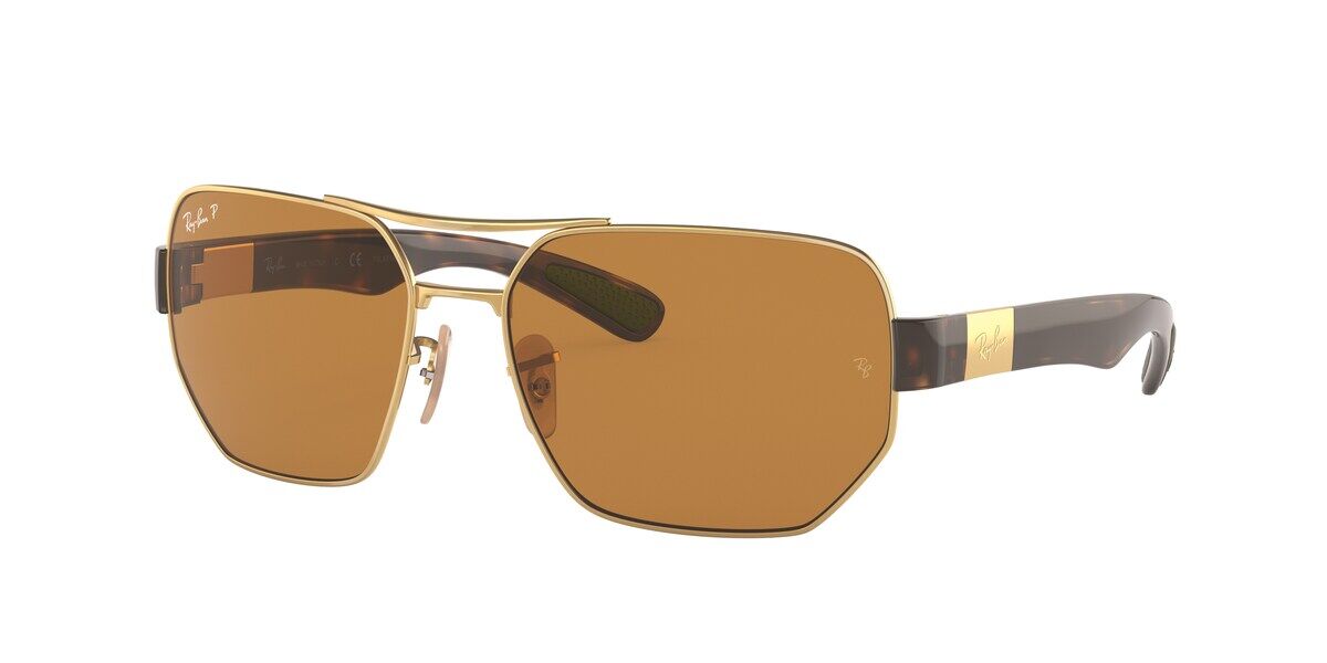 Lentes de Sol Ray-Ban RB3672 Polarized 001/83 Dorado | LentesWorld México