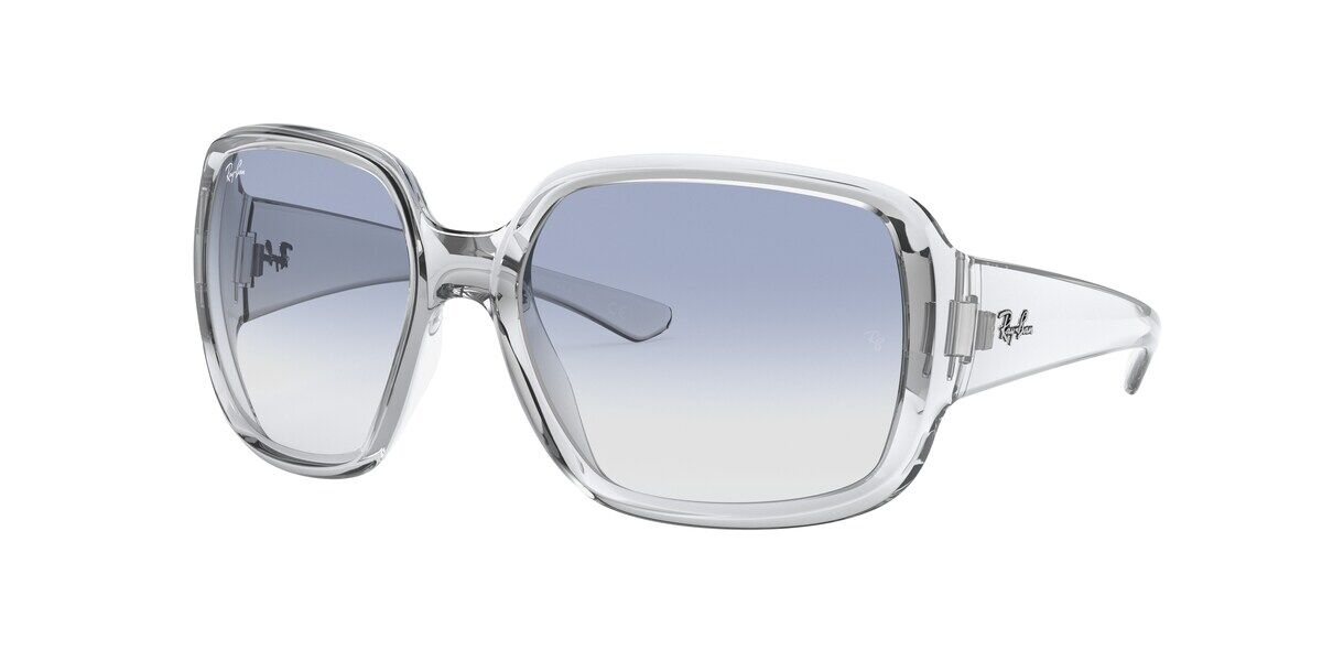 Ray-Ban RB4347 Powderhorn 632519 Sunglasses Transparent Crystal ...
