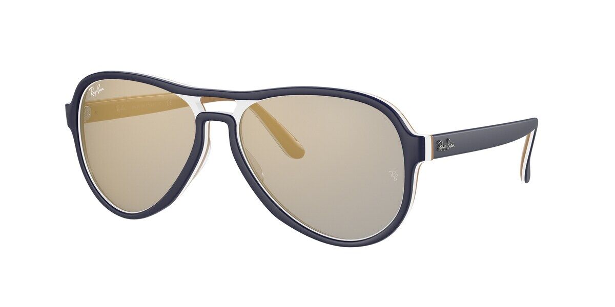 Ray-Ban RB4355 Vagabond 6548B3 Sunglasses Creamy Blue | VisionDirect ...