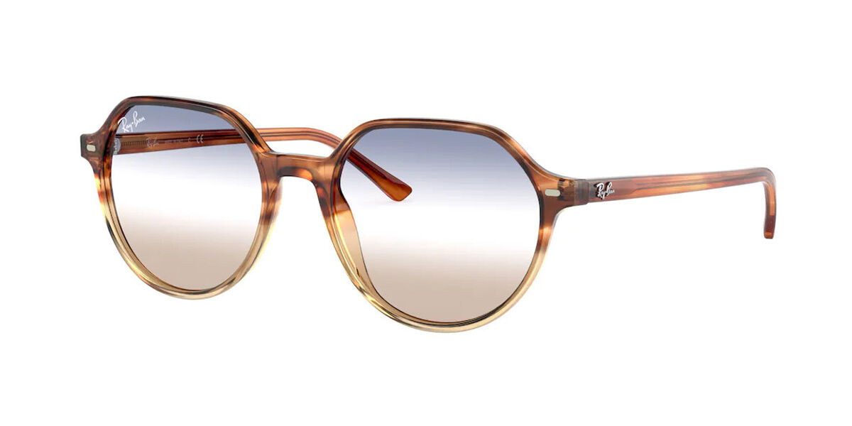 Ray-Ban RB2195 Thalia 1328GD Sunglasses Gradient Brown Havana ...