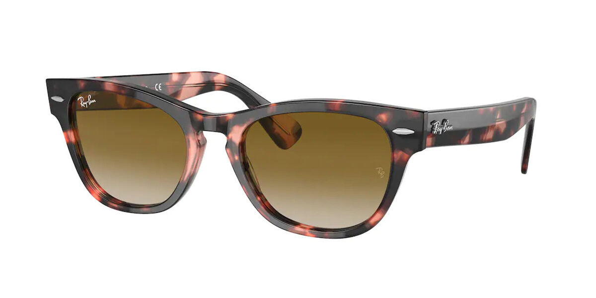 Ray-Ban RB2201 Laramie 133451 Sunglasses Pink Havana | VisionDirect ...