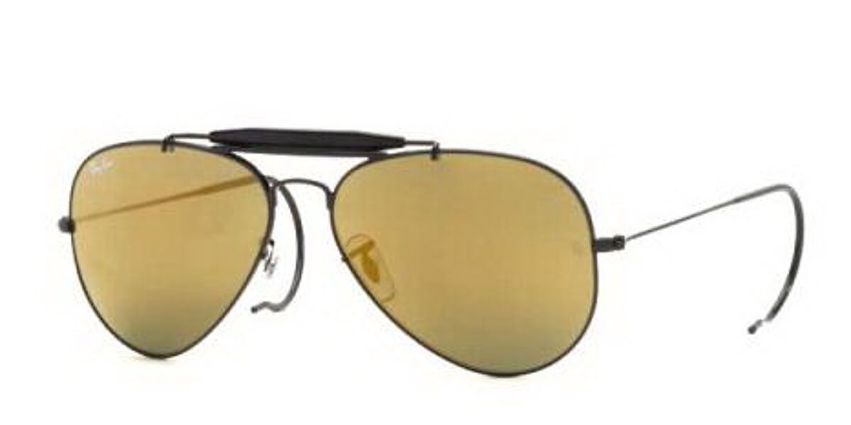 Ray-Ban RB3030 Outdoorsman 002/39 Sunglasses Black | VisionDirect Australia
