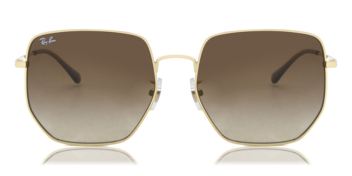 Ray-Ban RB3764D Asian Fit 001/13 Sunglasses in Gold | SmartBuyGlasses USA