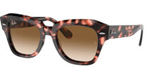 Ray-Ban RB2186 State Street Blue-Light Block 1292BL Sunglasses Havana ...