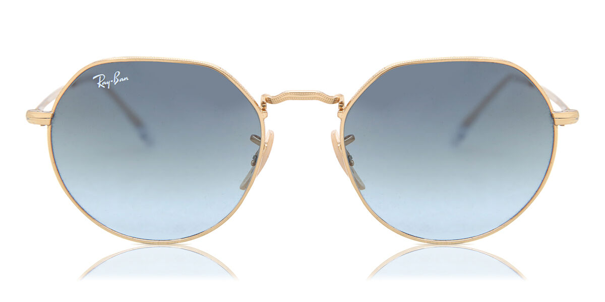 Ray-Ban RB3565 Jack 001/86 Sunglasses Gold | VisionDirect Australia
