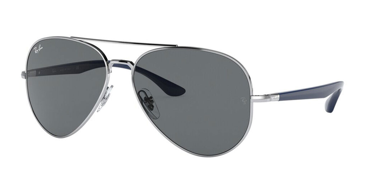 Ray-Ban RB3407 Outdoorsman II Rainbow 003/40 Sunglasses in Silver ...
