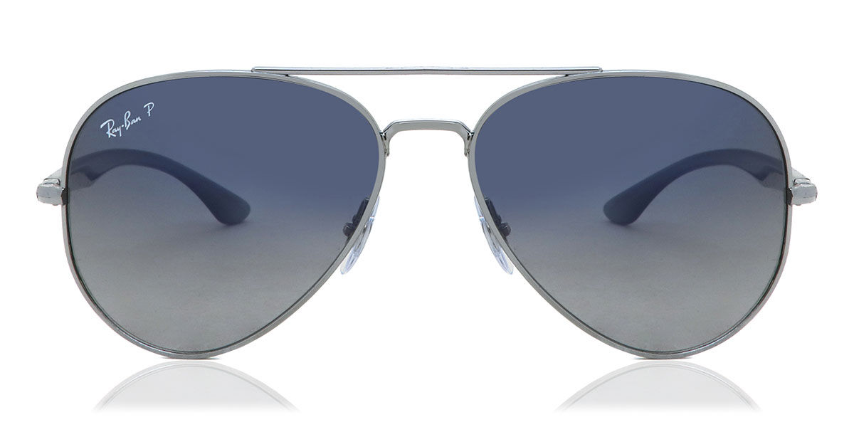 Ray-Ban RB3675 Polarized 004/78 Sunglasses in Gunmetal ...