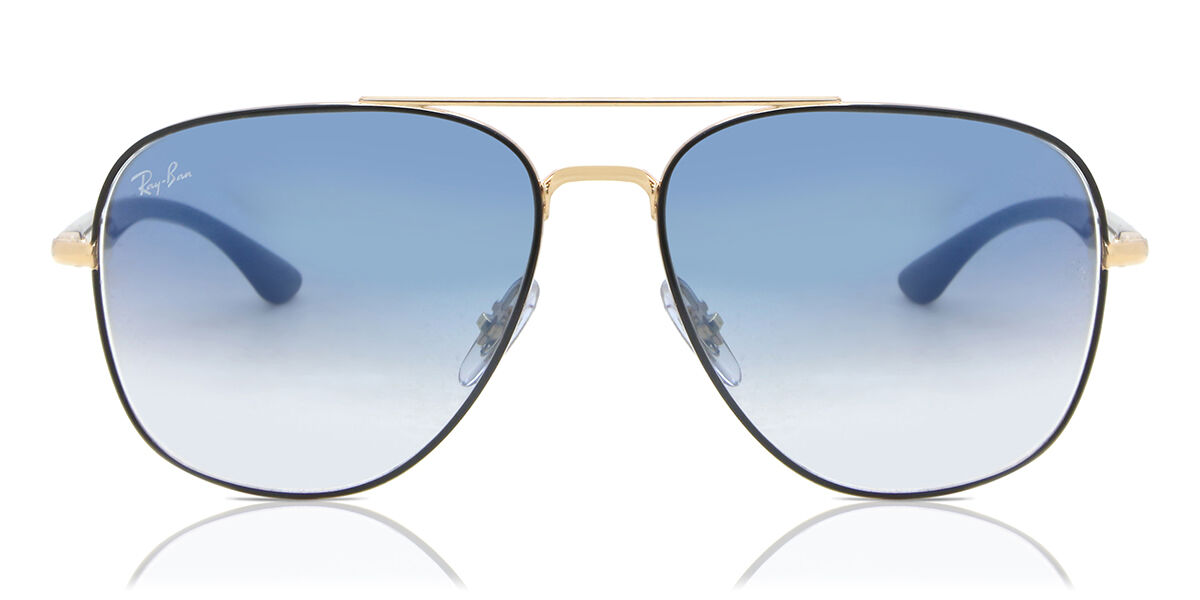 Ray-Ban RB3683 90003F Sunglasses in Black Gold | SmartBuyGlasses USA