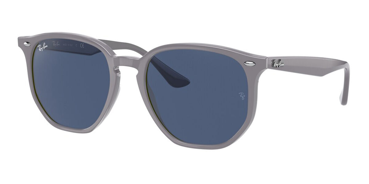 Ray-Ban RB4306 657780 Sunglasses Shiny Grey | SmartBuyGlasses UK