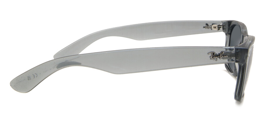 RB2132 New Wayfarer Polarized sunglasses Transparent Grey ...