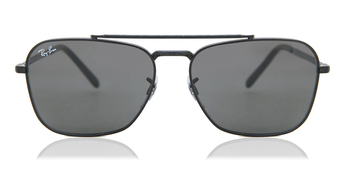 Ray-Ban RB3636 New Caravan 002/B1 Sunglasses in Black | SmartBuyGlasses USA