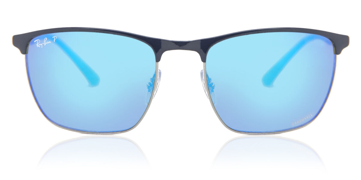 Ray-Ban RB3686 Polarized 92044L Sunglasses Blue Gunmetal ...