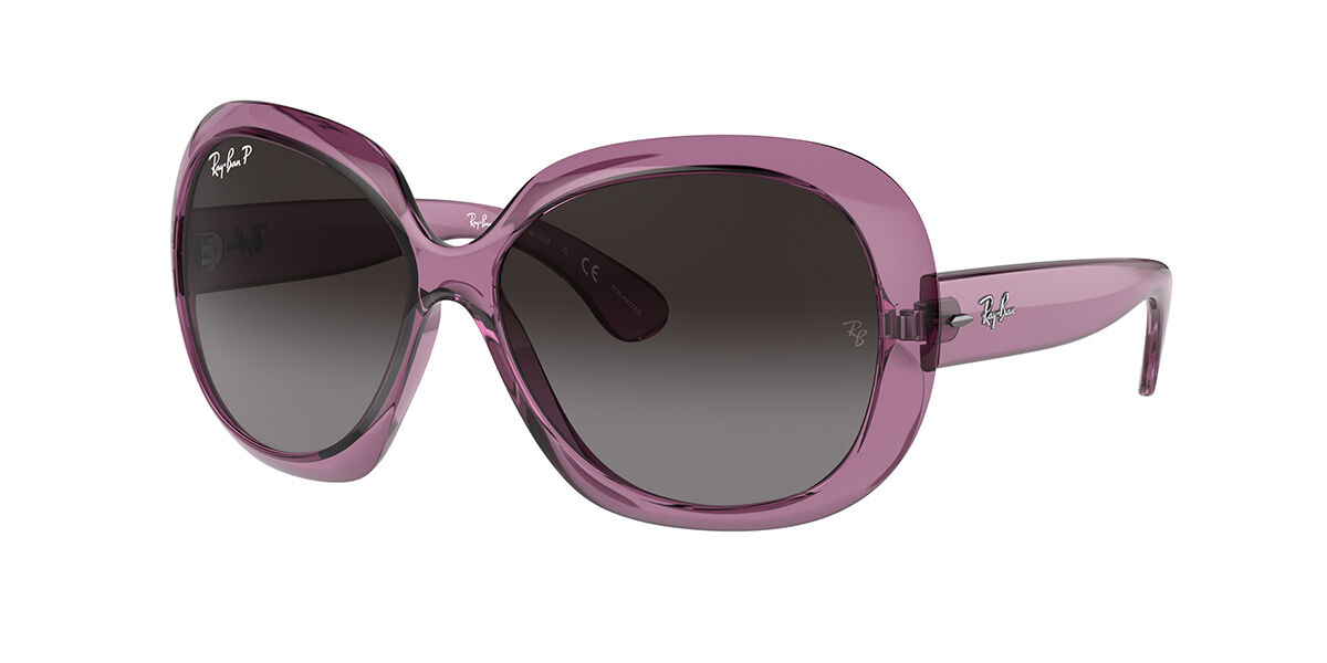 Ray-Ban RB4098 Jackie Ohh II Polarized 6591T3 Sunglasses Transparent ...
