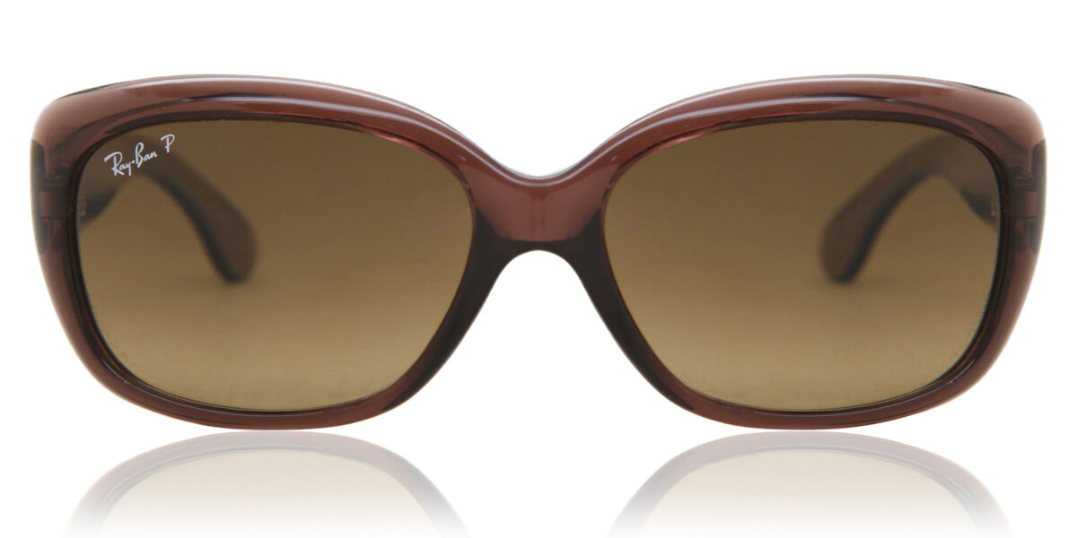 Ray-Ban RB4101 Jackie Ohh Polarized 659278 Sunglasses Transparent Blue ...