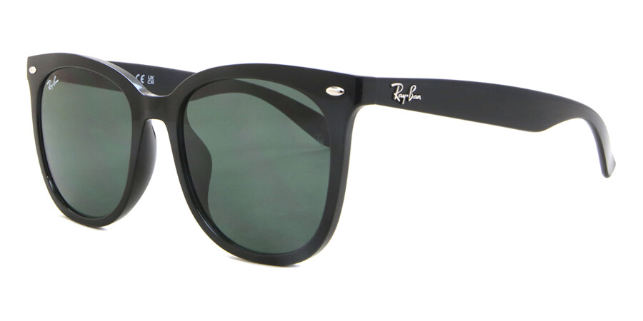 Ray-Ban RB4379D Asian Fit 601/71 Sunglasses Black | SmartBuyGlasses UK