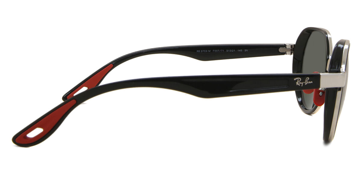 Ray-Ban RB3703M F00771 Geometric Silver Sunglasses | Vision Direct ...