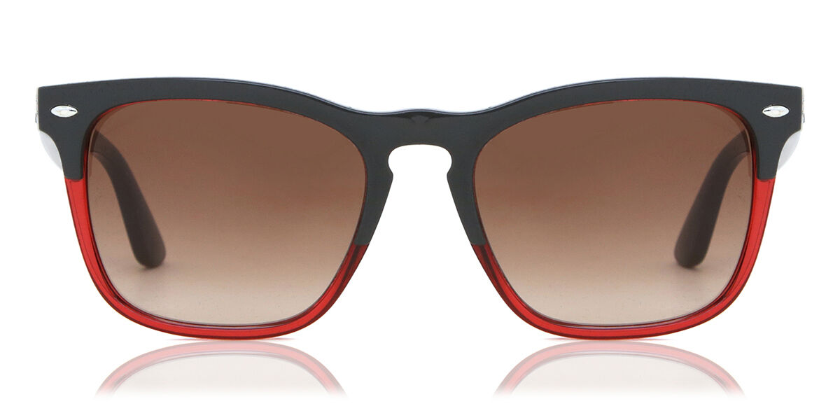 Ray-Ban RB4487 Steve 663113 Sunglasses in Grey On Transparent Red Two ...