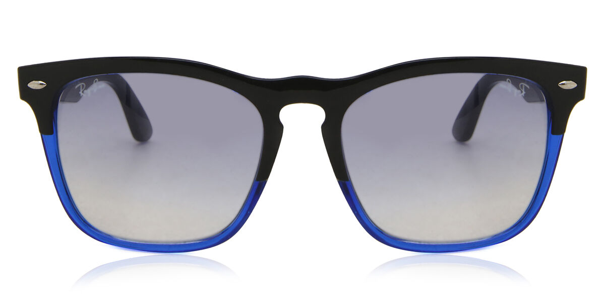 Ray-Ban RB4487 Steve 663219 Sunglasses Black On Transparent Blue ...