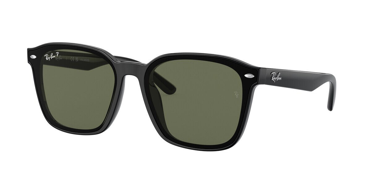 Ray-Ban RB4392D Asian Fit 601/9A Sunglasses Black | VisionDirect Australia