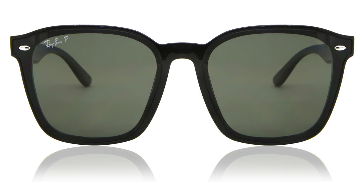 Ray-Ban RB4392D Asian Fit 601/9A Sunglasses Black | VisionDirect Australia