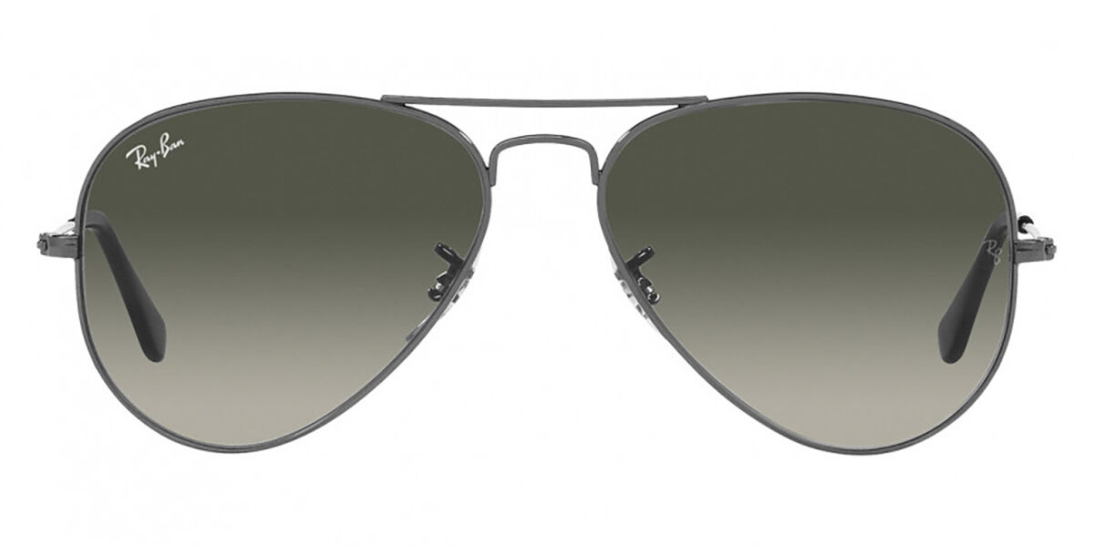 Gafas de Sol Ray-Ban RB3025 Aviator Large Metal Asian Fit 004/71 Gris Oscuro | GafasWorld Colombia