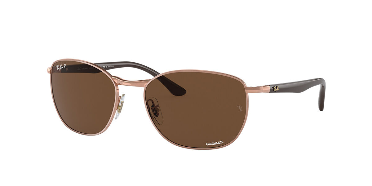 Ray-Ban RB3702 Asian Fit Polarized 003/K8 Sunglasses in Silver ...