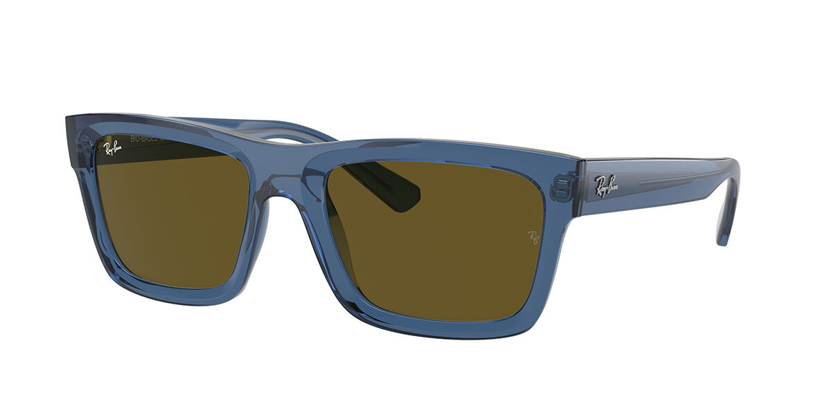 Ray-Ban RB4396 Warren 668073 Sunglasses Transparent Blue | VisionDirect ...
