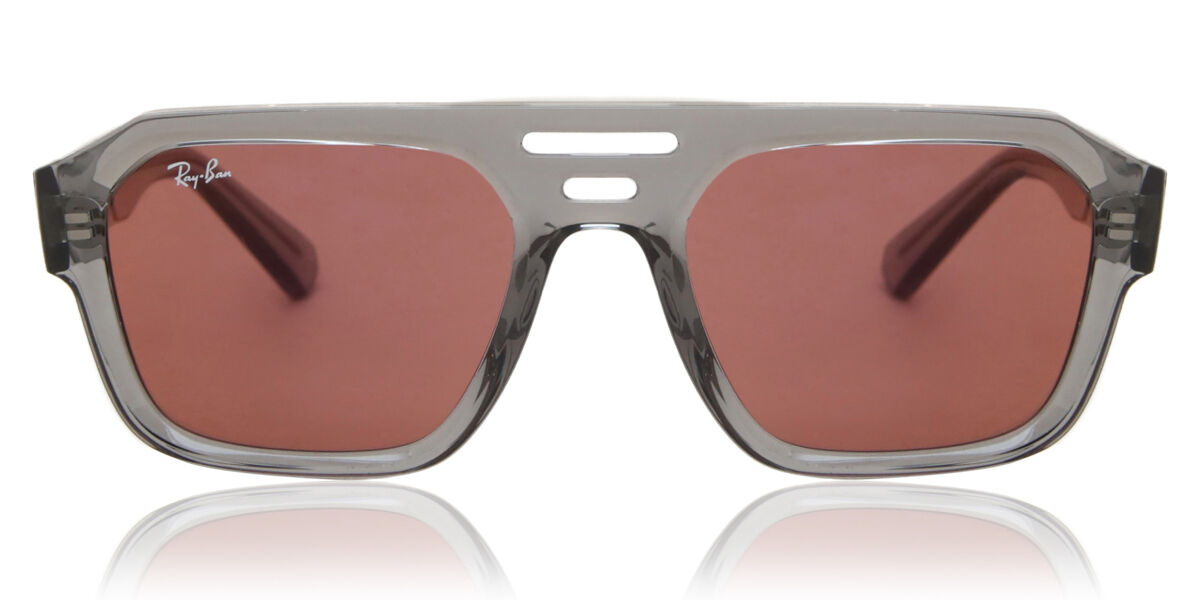 Ray-Ban RB4397 Corrigan 6684D0 Sunglasses in Transparent Grey ...